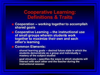 Co Operative Learning | PPT