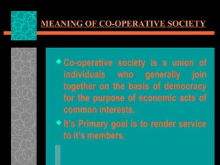 Co operative 9 | PPT