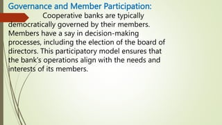 Functions of co-operative banks slide share | PPTX