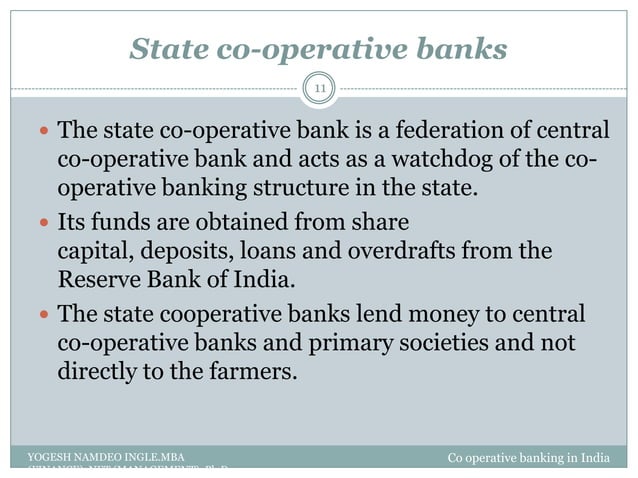 Co operative banking in india | PPTX | Business Banking & Finance ...