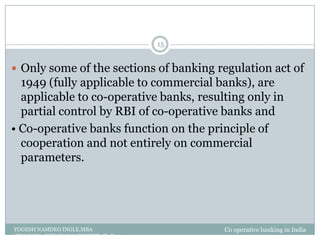 Co operative banking in india | PPTX