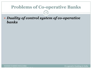 Co operative banking in india | PPTX