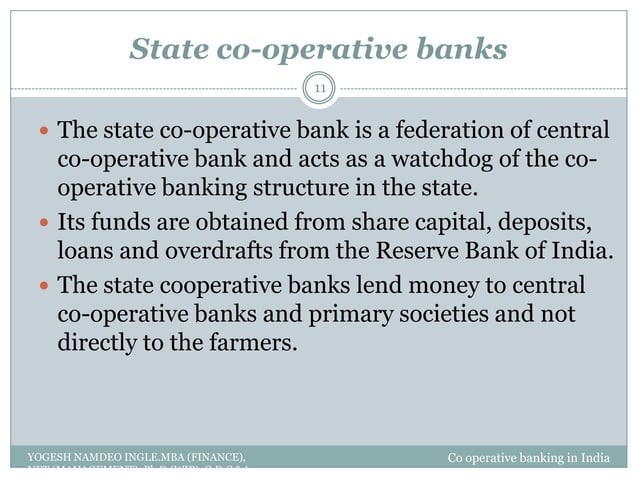 Co operative banking in india | PPTX