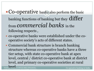 Co operative banking in india | PPTX