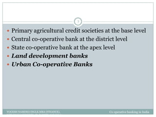 Co operative banking in india | PPTX