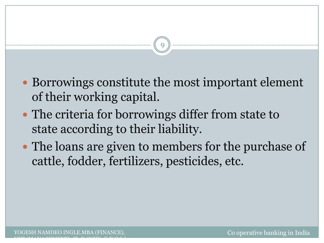 Co operative banking in india | PPTX