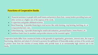 Co operative banking system - origin, scope, object | PPTX