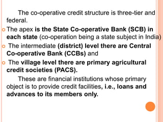 Co operative bank in India | PPTX