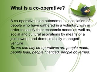 Co operative corporate governance | ODP
