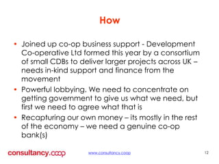 Co operative development in UK and Ireland : Alex Bird | PPTX