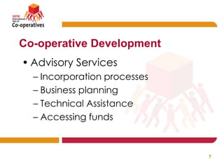Co-operative Economic Development | PPTX
