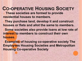 Co operative housing society | PPTX
