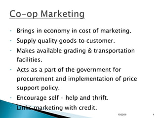 Co Operative Marketing | PPT