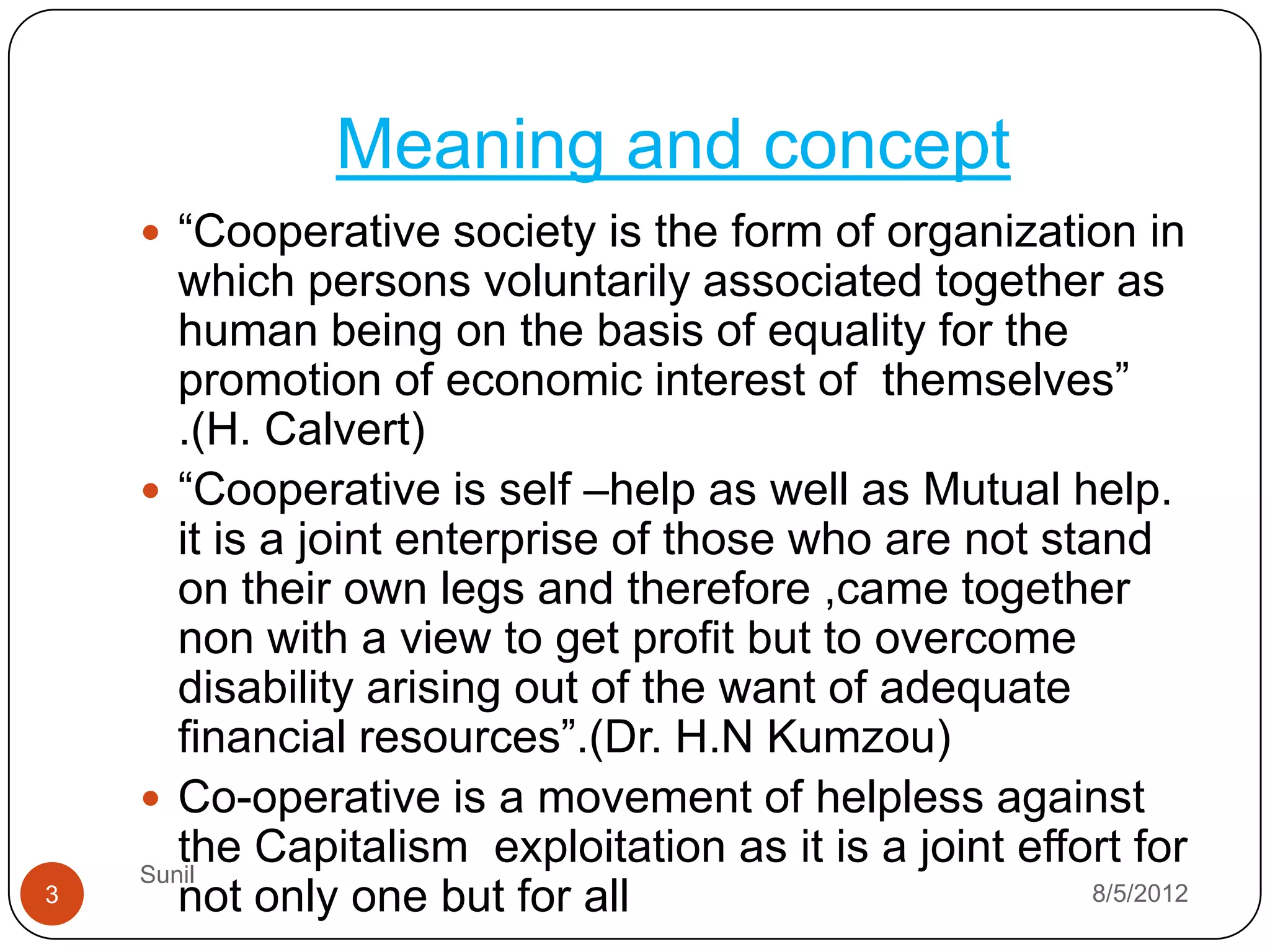 Co operative movements in nepal | PPTX