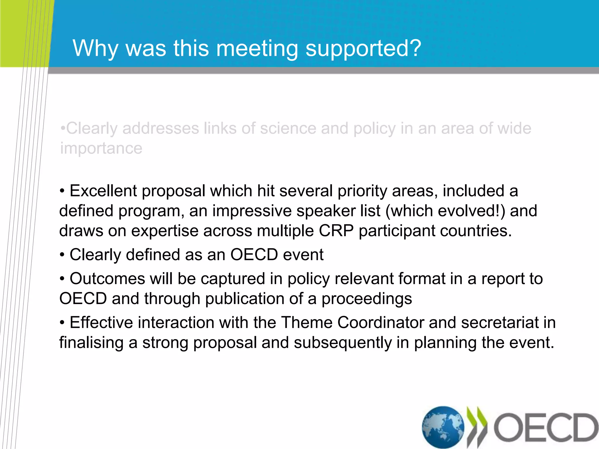 OECD Co-operative research programme - Gary Fitt | PDF