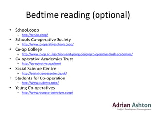 Co operative schools - the untold revolution in education | PPT