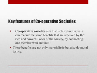 Co operative societies - enabling economic development | PPT
