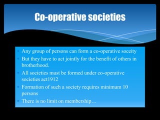Co operative society by arc | PPTX