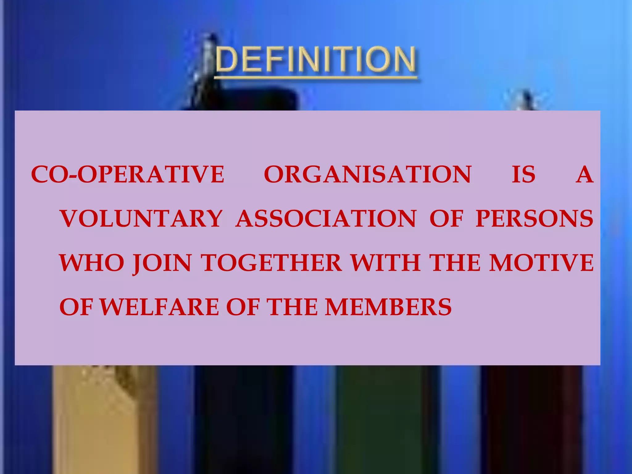 Co operative society | PPTX