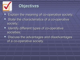 Co-operative socities | PPT