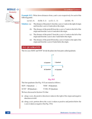 Co ordinate geometry | PDF | Geography | Science