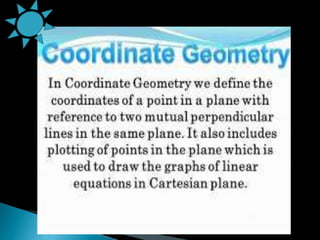 Co ordinate geometry | PPT