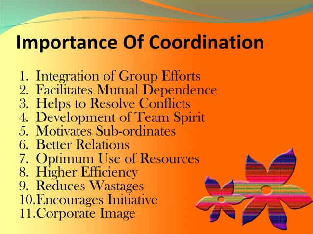 Co ordination | PPS