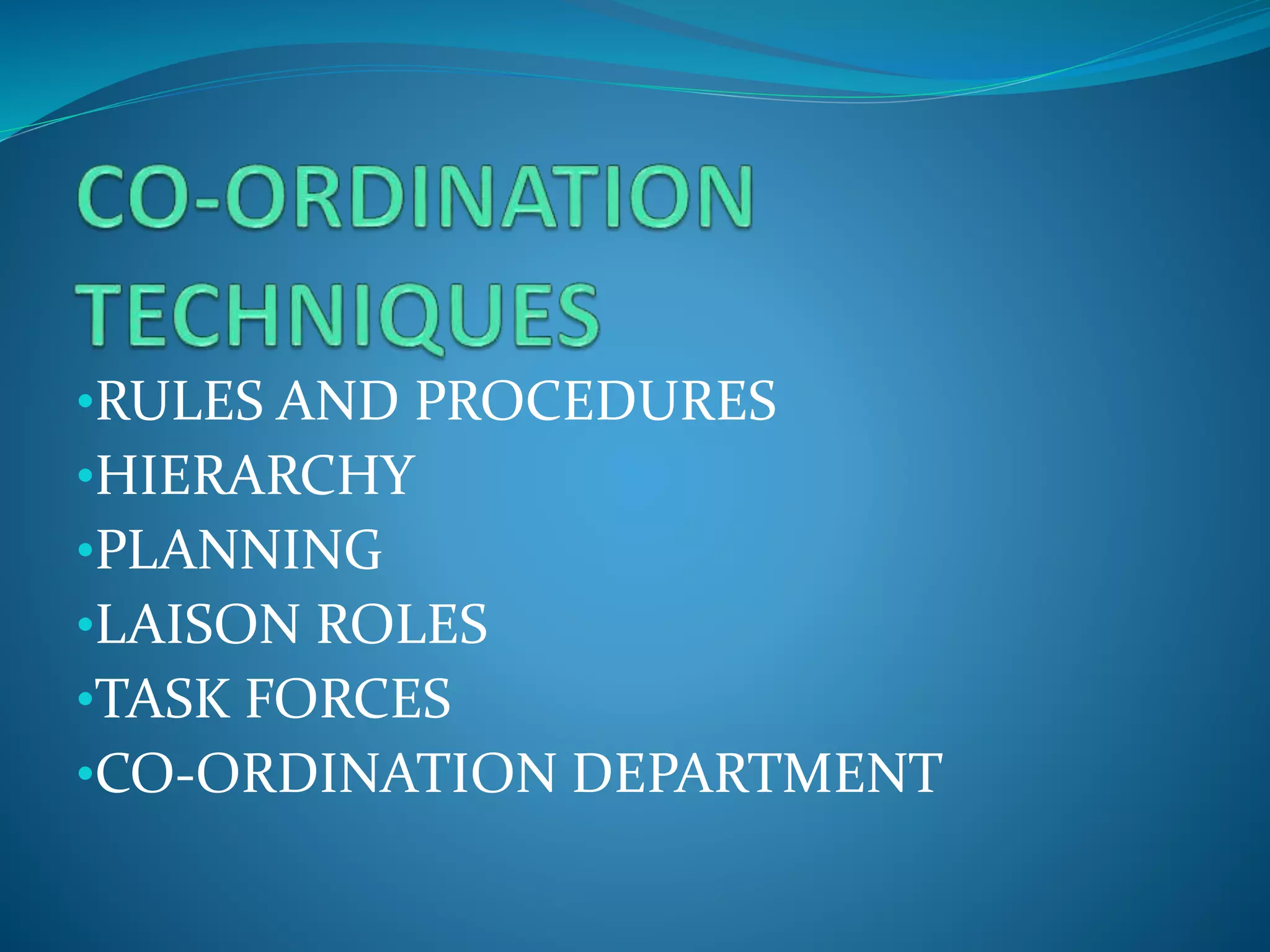 Co ordination | PPT