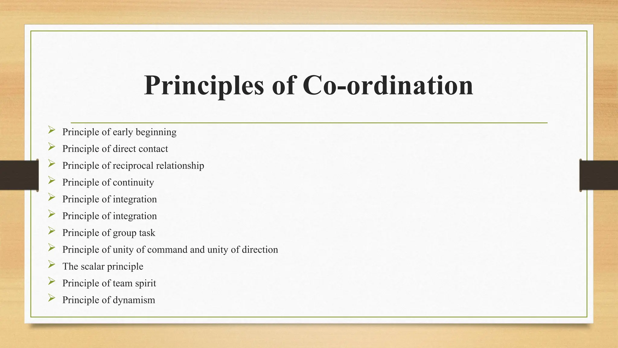 Co-ordination-PPT Principles of management PPT for organisational behaviour | PPTX