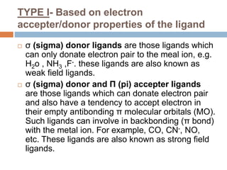 Co ordination chemistry | PPTX