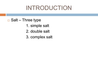 Co ordination chemistry | PPTX
