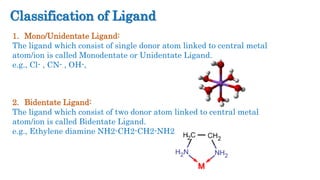 Co ordination chemistry | PPTX