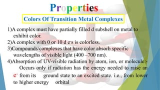 Co ordination compounds | PPTX | Chemistry | Science