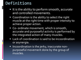 Co ordination exercise | PPT | Free Download