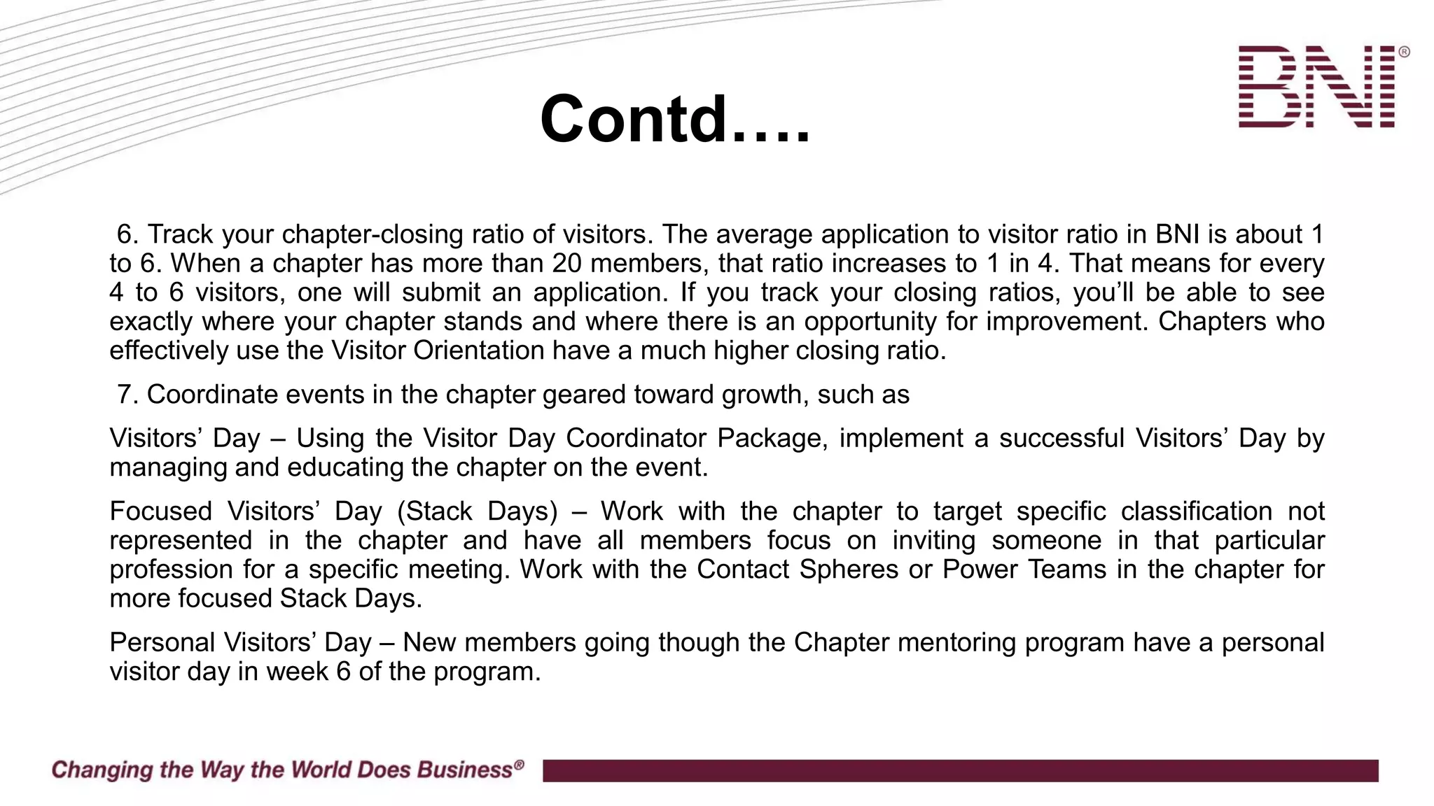 BNI LT & Coordinators role guide | PDF