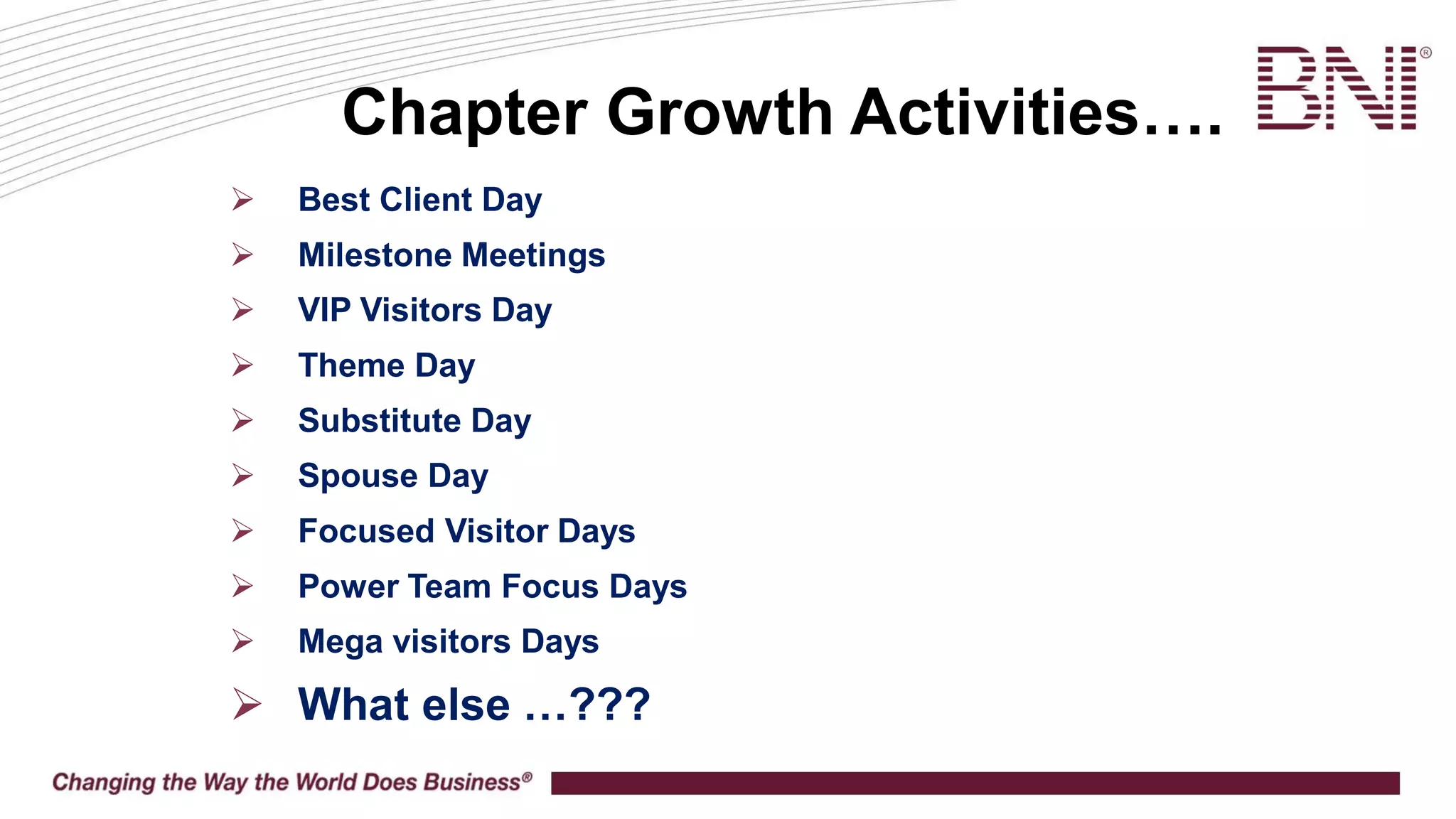 BNI LT & Coordinators role guide | PDF