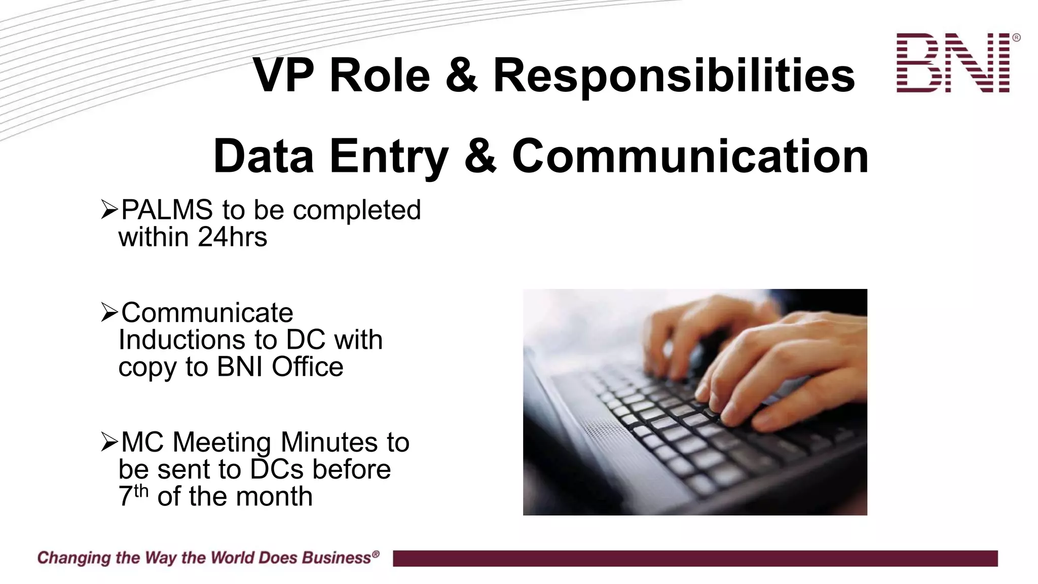 BNI LT & Coordinators role guide | PDF