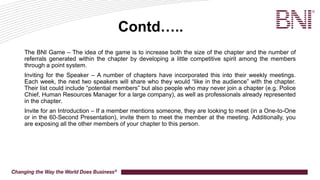 BNI LT & Coordinators role guide | PDF