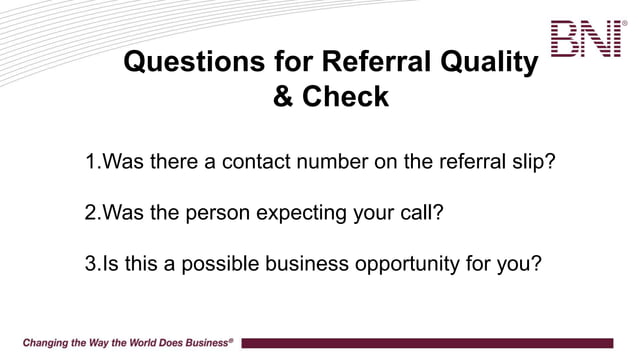 BNI LT & Coordinators role guide | PDF