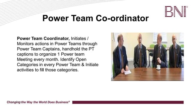 BNI LT & Coordinators role guide | PDF