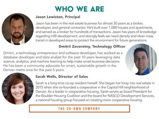 The Co-Own Company Pitch Deck | PDF