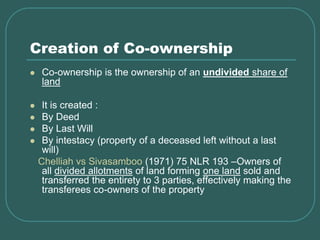 Co-ownership | PPT