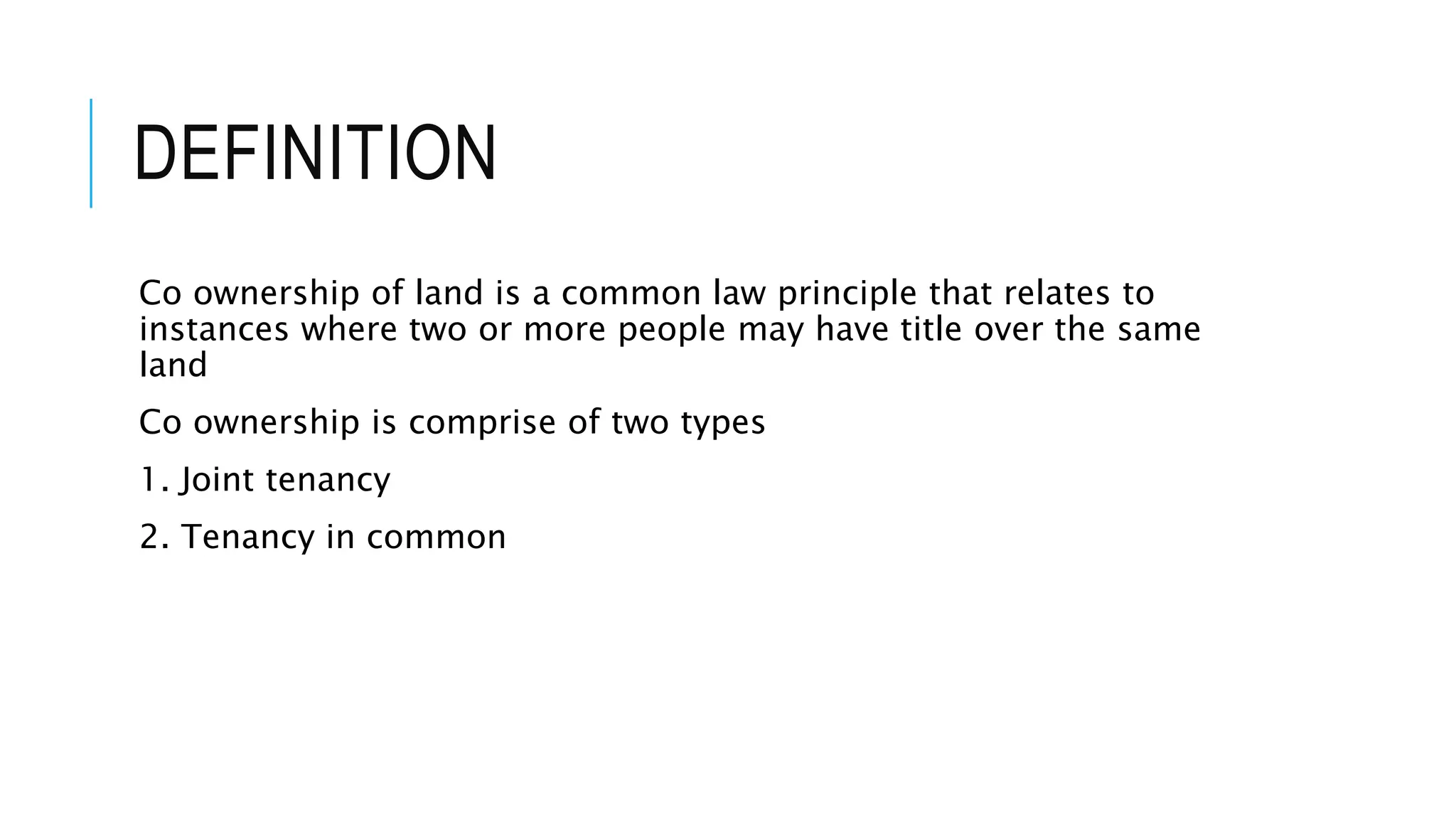 Co-ownership of land.pptx Highlights on land co-ownership in uganda | PPTX