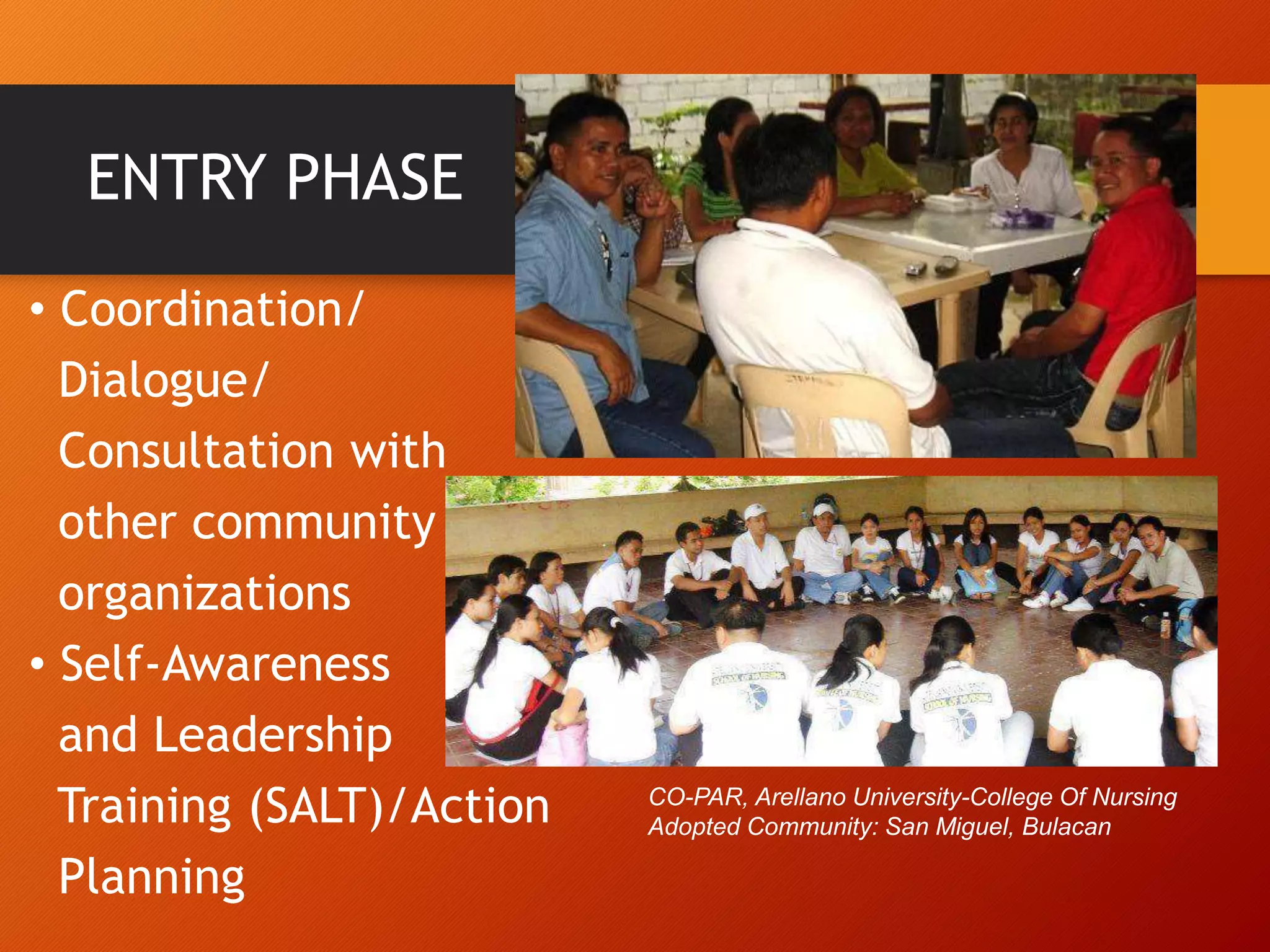 COMMUNITY ORGANIZING-PARTICIPATORY ACTION RESEARCH PROCESS | PPTX