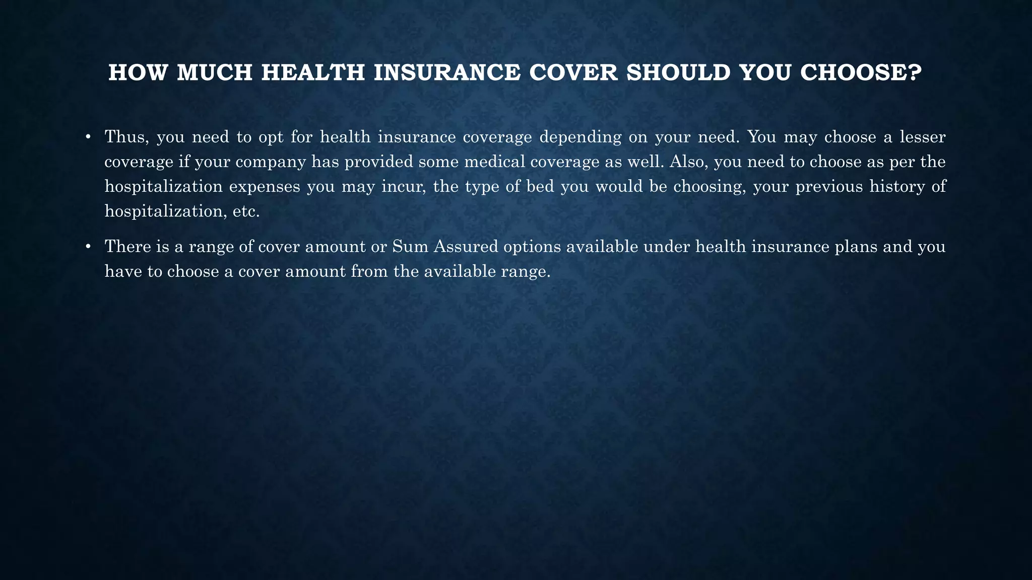 Co payment and deductible - Turtlemint | PPTX