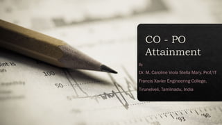 CO - PO Attainment - NBA - NAAC - Attainment Analysis | PPTX