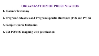 Course outcome-Program outcome Mapping Presentation | PPTX