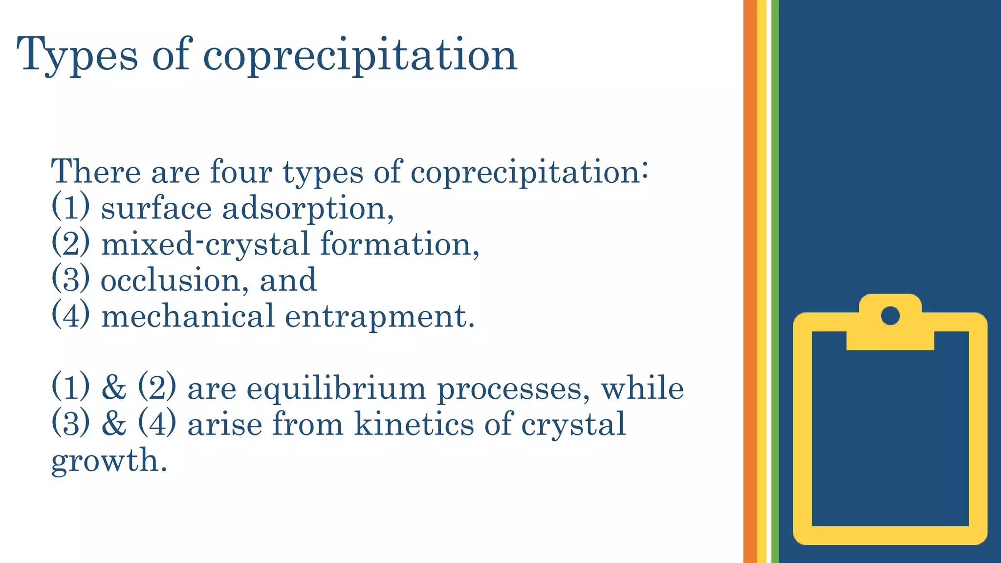 Co-precipitation | PPTX