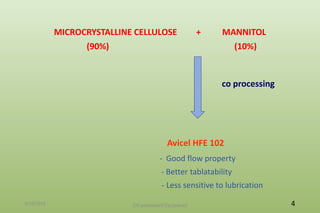 Co processed excipient | PPTX