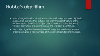 Co reference resolution | PPT